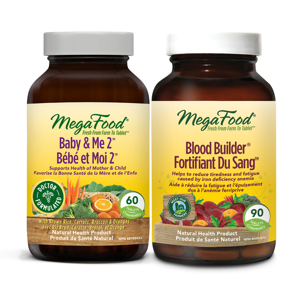 Baby & Me 2 Prenatal Multi (60 Tablets) + Blood Builder (90 Tablets)