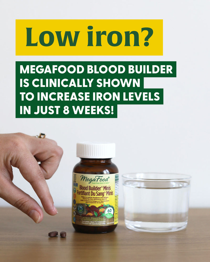 MegaFood Blood Builder Iron Tablets – Iron Supplements Canada